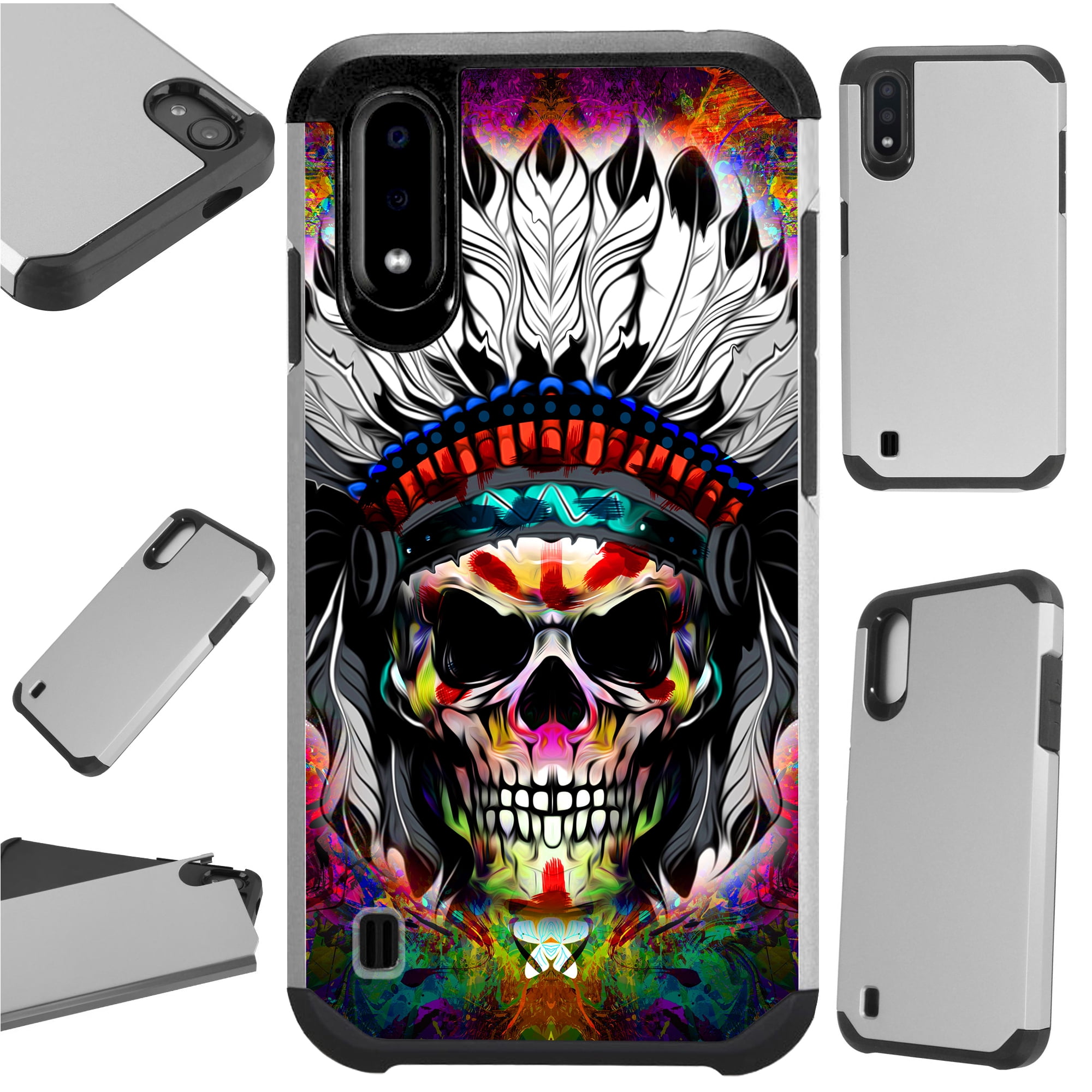 WORLD ACC Fusion Phone Case Compatible with Samsung Galaxy A01 Hybrid ...