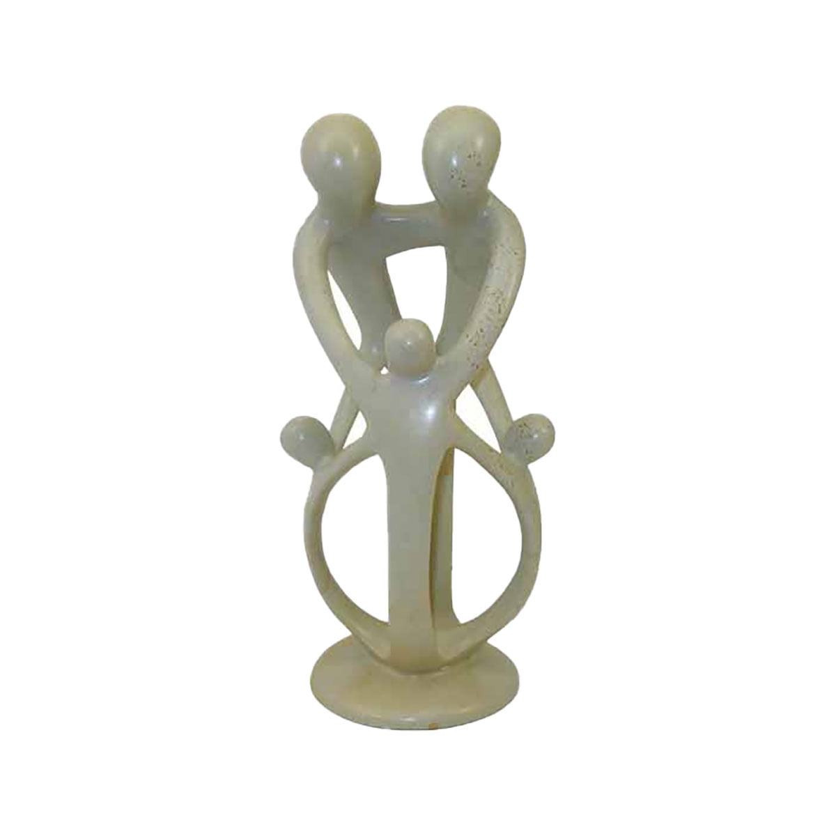 Click here for Natural Soapstone Family Sculpture 2 Parents  3 Ch... prices