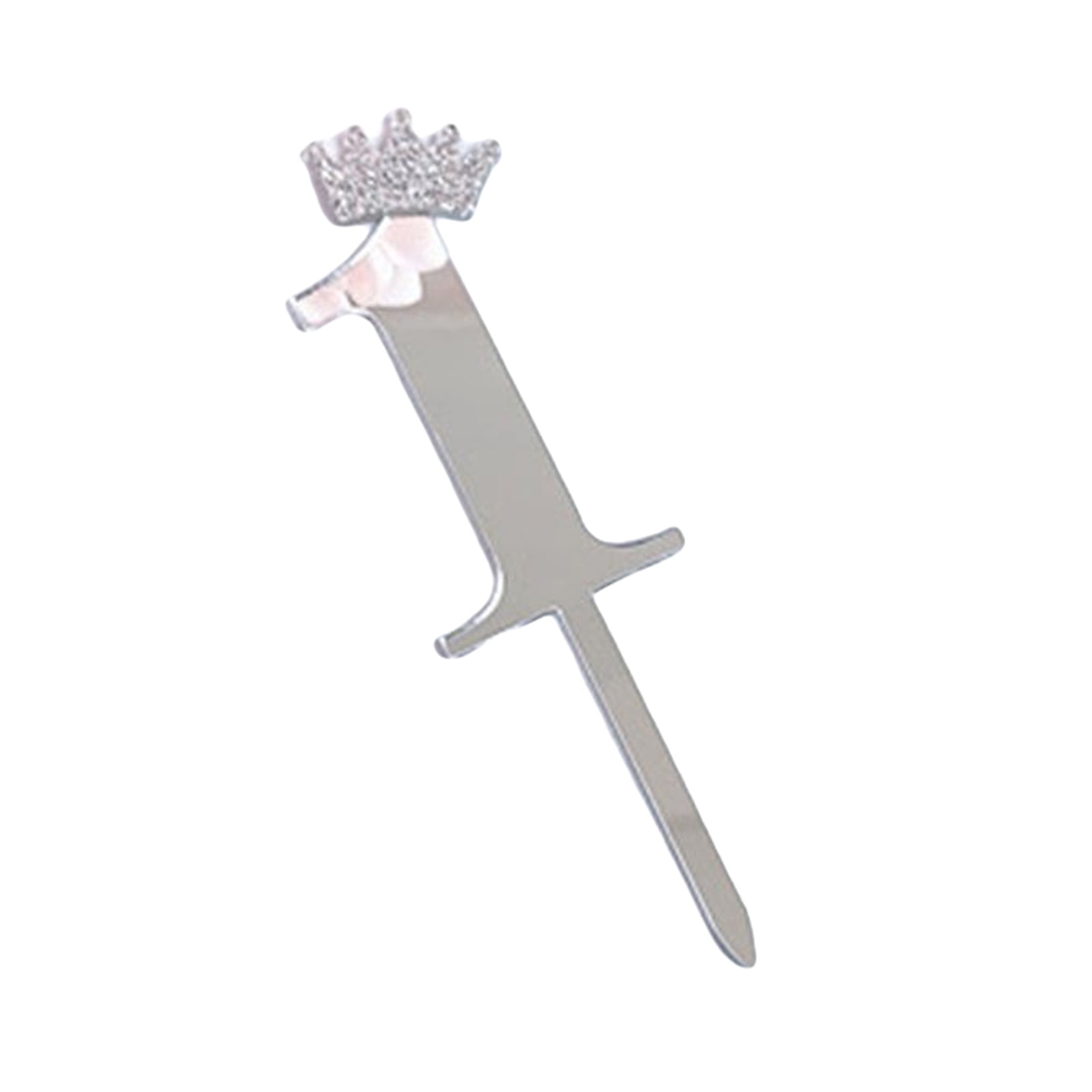 Kripyery Cake Numeral Topper Crown Style Dazzling Acrylic Number Cake ...
