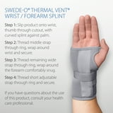Swede-O Thermal Vent Wrist/Forearm Splint, Right - Large - Walmart.com
