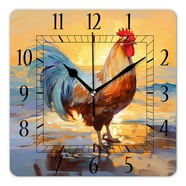 Harko 767 Home Novelty Wall Clock, Daily Bread Design, Kitchen & Dining ...