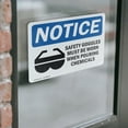 (2 Pack) Safety Goggles Must Be Worn Sign - Walmart.com
