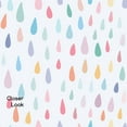 MuralsPrint Watercolor Rain Drops Peel and Stick Wallpaper, Eco ...