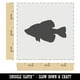 Crappie Fish Silhouette DIY Cookie Wall Craft Stencil - 3.5 Inch ...