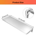 Concession Shelf, 48" x 16" Stainless Steel Drop Down Folding Serving ...