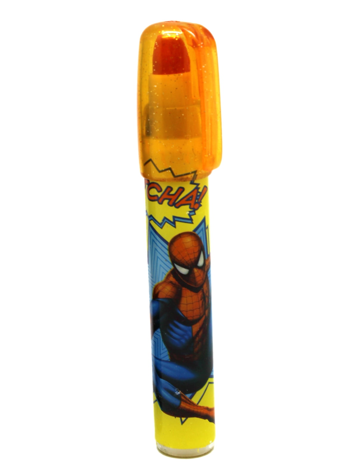 Spider-Man "Gotcha!" Yellow Colored Case Eraser Cartridge Pen - Walmart.com