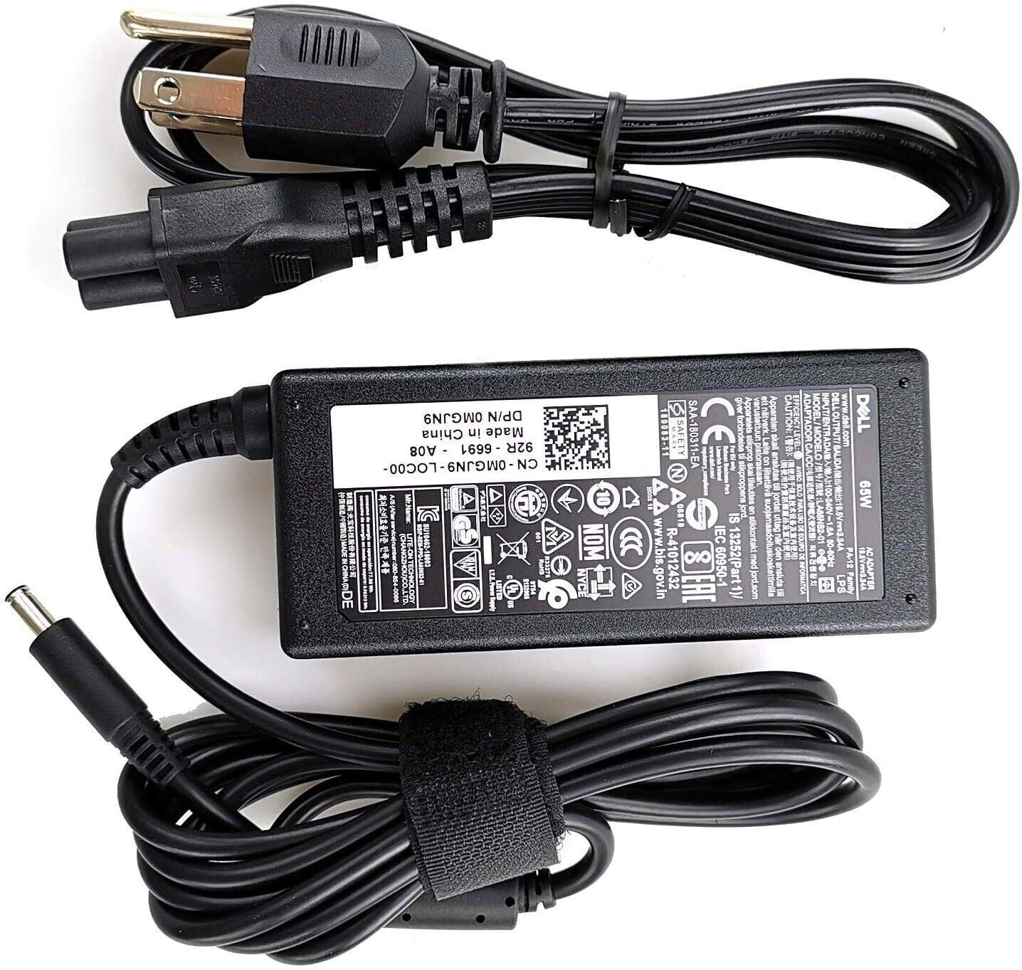 Restored Original Dell 65W 4.5mm tip AC Adapter For Inspiron 13 14 15 ...