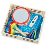 Melissa & Doug Music Makers 7-Piece Wooden Musical Instrument Set ...