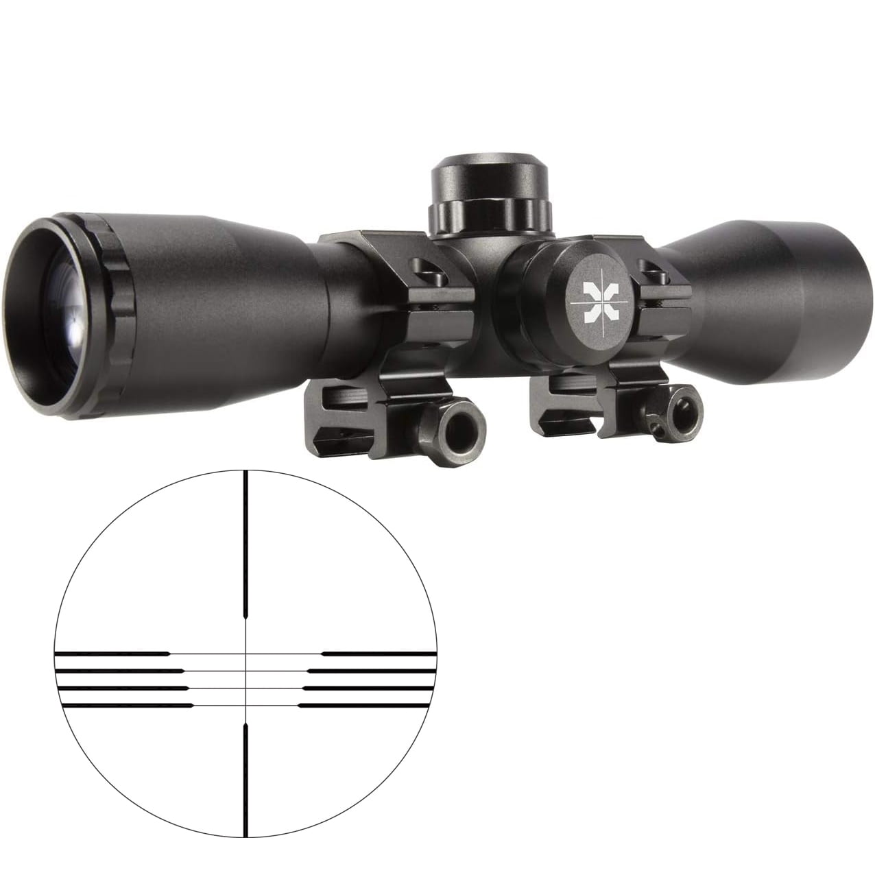 Umarex AXEON 4x32mm Scope for Crossbow, Crosshair Feedback Reticle ...