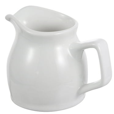 Ceramics Milk Creamer Pitcher 12OZ (White) - Walmart.com