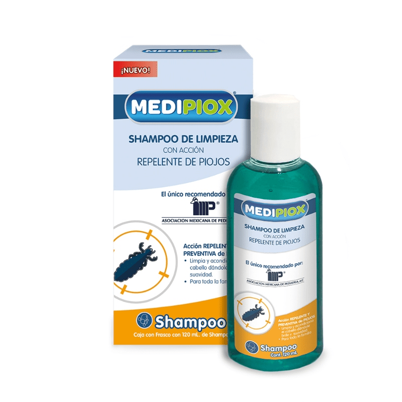 Shampoo Repelente De Piojos Medipiox 120ml | Walmart en línea