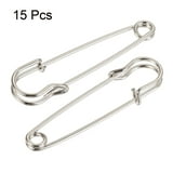 Uxcell 2.17 inch Large Metal Sewing Pins Safety Pins for Office Home ...