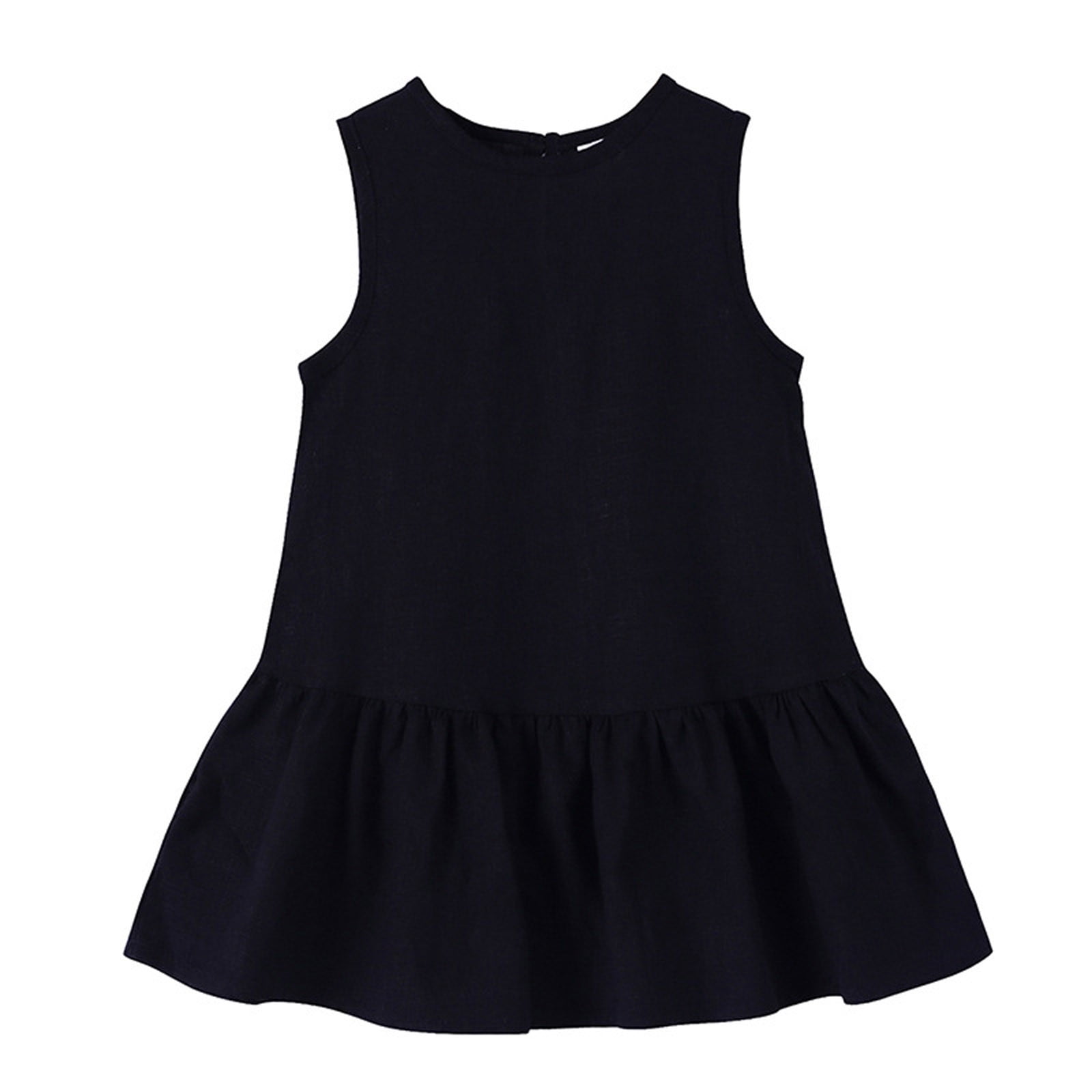 Click here for Gpoecd Girls Dresses Summer Round Neck Sleeveless... prices