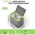 Alpicool X50 Portable Fridge 12 Volt Car Refrigerator 53 Quart Freezer ...