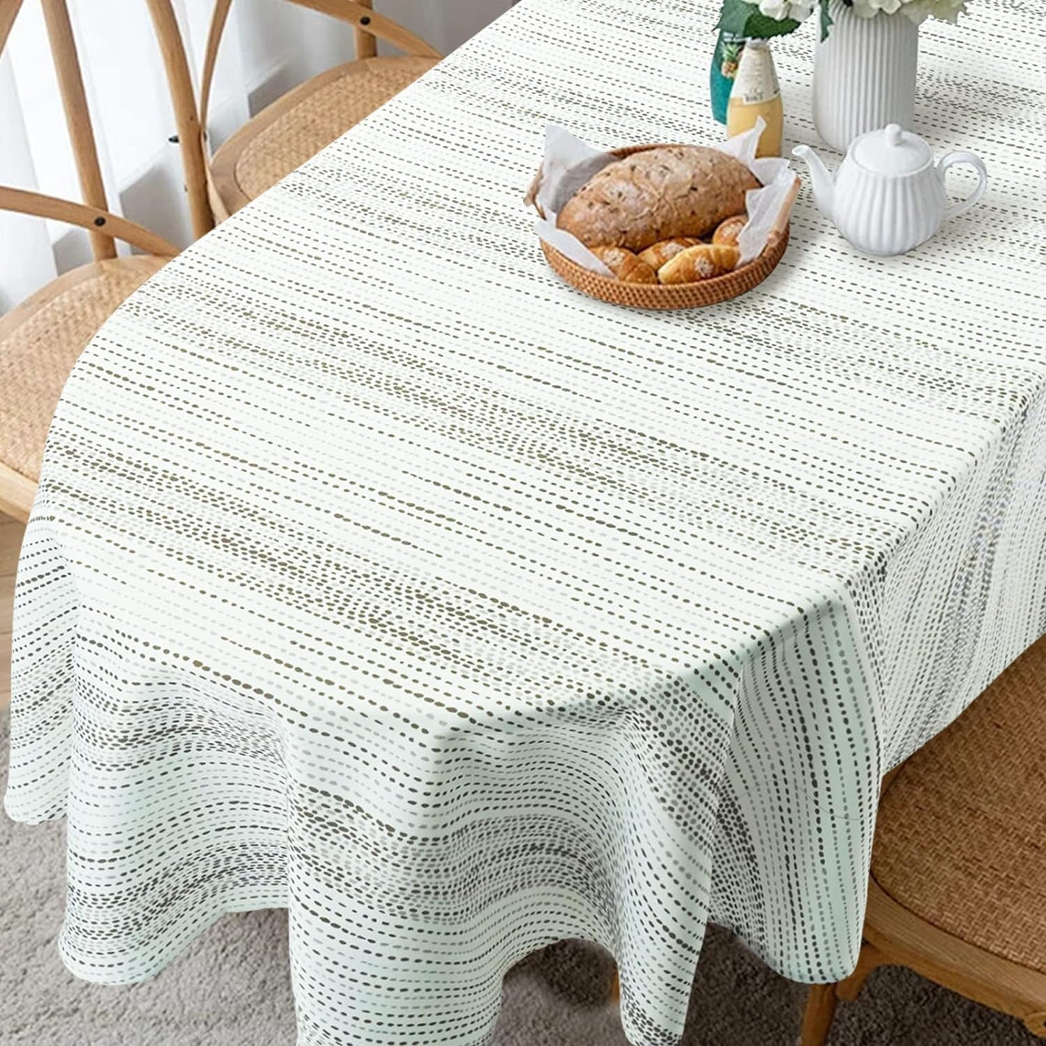 Click here for Yilichang Oval Tablecloth 60x102in For Oval Table... prices