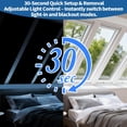 Blackout Window Curtains 57"W x 118"H 1 Pack Light Blocking Window ...