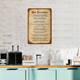 8x12in The Beatitudes Vintage Parchment Metal Sign, Christian Bible ...