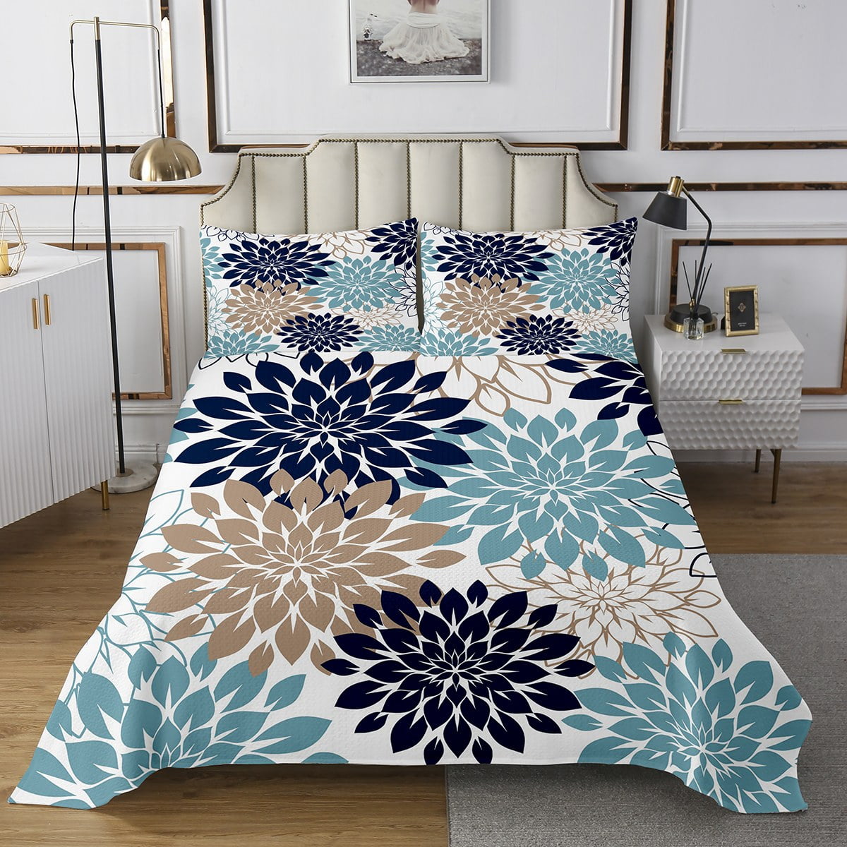 Click here for Erosebridal Bohomian Floral Quilt Sets For King Si... prices