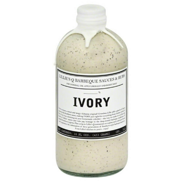 Lillies Q Ivory BBQ Sauce, 16 Oz (Pack of 6) - Walmart.com - Walmart.com
