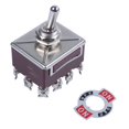 3 Positions 12 Pin Latching Toggle Switch 4PDT with 10 x DC 0.5A 50V 3 ...