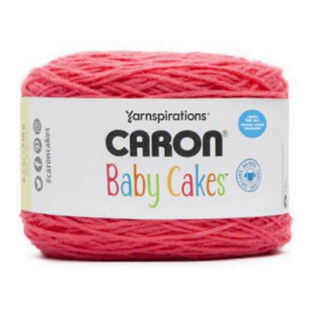 Caron Baby Cakes Rosey Red Acrylic Blend Knitting & Crochet Yarn ...