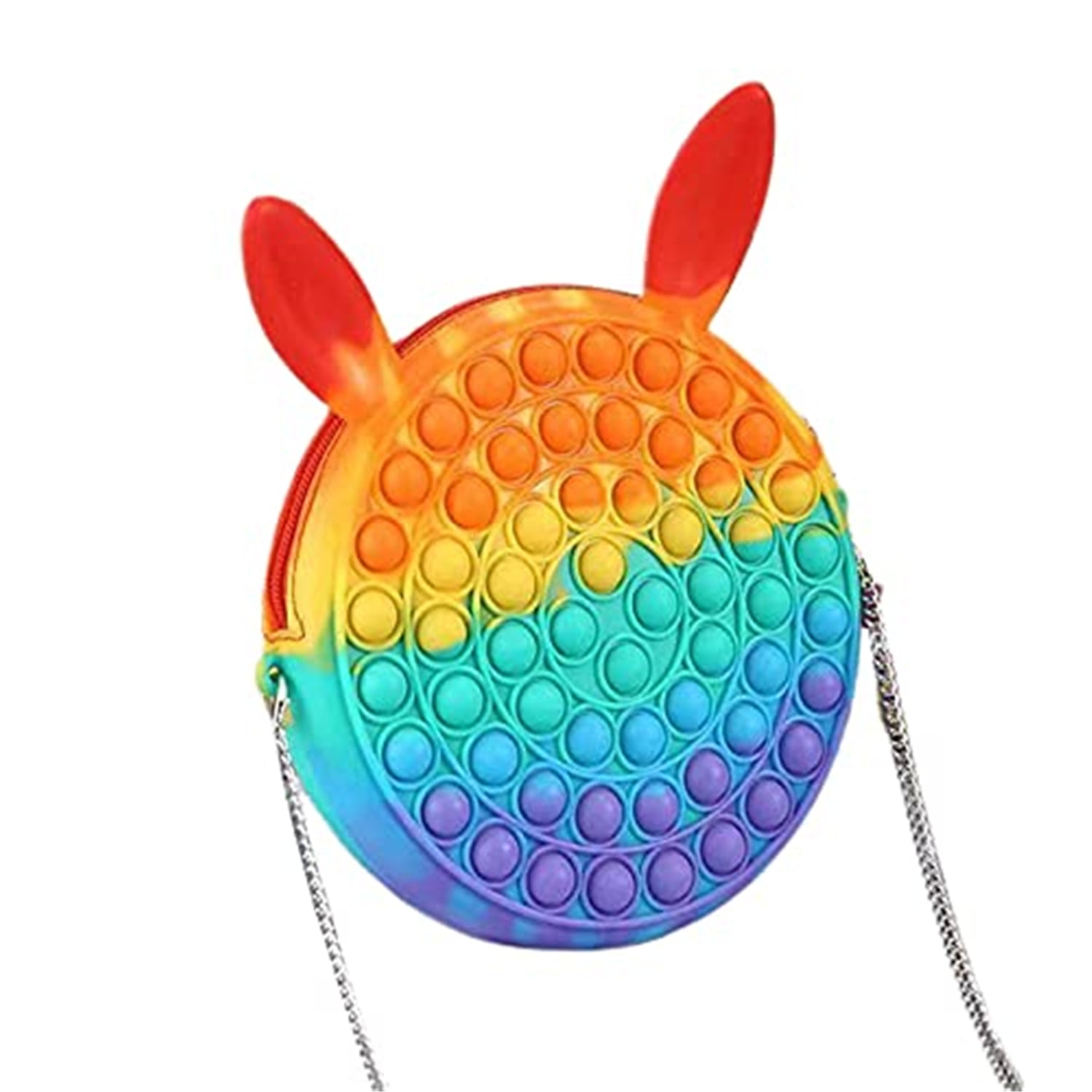 Push Bubble Handbag Pop Women Tote Bag Silicone Pressure Relieving ...