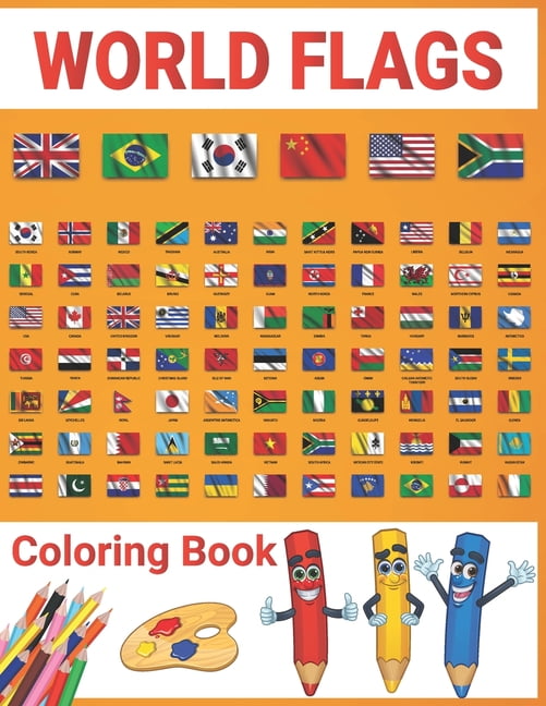 World Flags Coloring Book: A Guide to Flags from Barbados | Ubuy