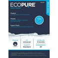 EcoPure EPW2P Pleated Whole Home Replacement Water Filter, Universal ...