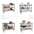 Mainstays 3 Tier Metal Shoe Rack - Walmart.com