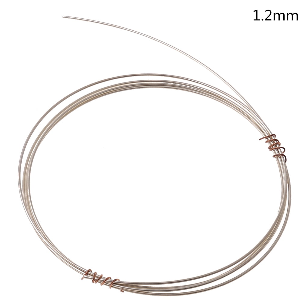HeroNeo 1 Meter 925 Sterling Silver Wire Jewelry Making 0.3/0.4/0.5/0.6 ...