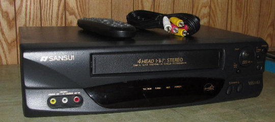 Sansui VHF6010 4 Head Hi Fi Stereo VHS VCR VHS Player With Remote and ...