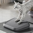 Cat Litter Ramp Self Cleaning Cat Litter Steps Double Layer Cat Litter ...