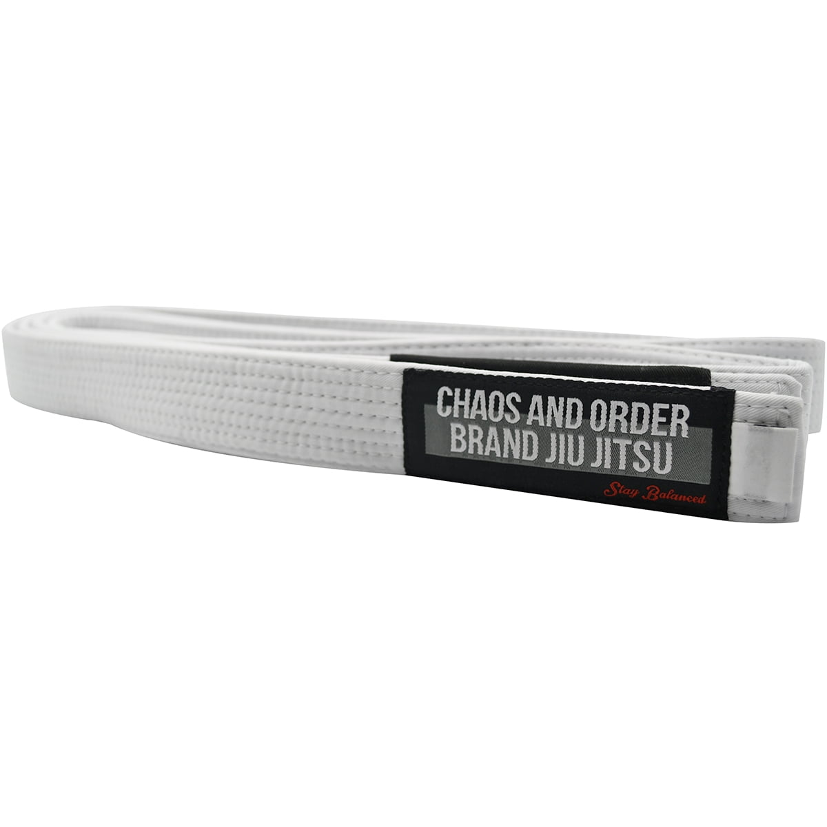 Chaos and Order Premium Jiu-Jitsu Rank Belt - A5 - White - Walmart.com