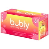 Bubly Sparkling Water Strawberry Sunset 12 Fl Oz, 8 Count - Walmart.com
