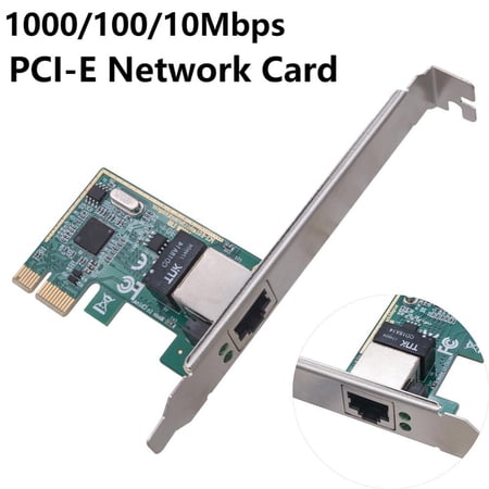 1000/100/10Mbps PCIE To RJ45 Network Card RJ45 PCI Express Converter ...