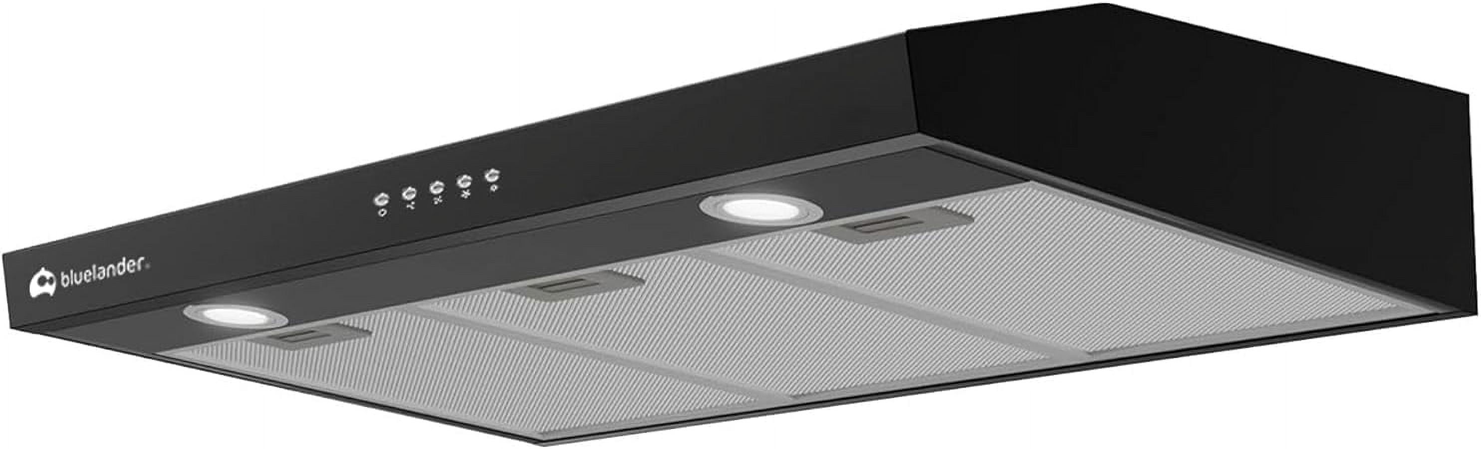 Campana Extractora Bluelander de Acero Inoxidable 110 V, Salida de Aire y Filtro de Carbón ...