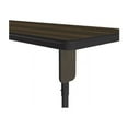 Correll 3/4" High Pressure Folding Seminar Table with Panel Leg Brown ...