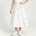 Fesfesfes Kids Solid Color Elastic Waist Tulle Skirt,Midi Length Little ...