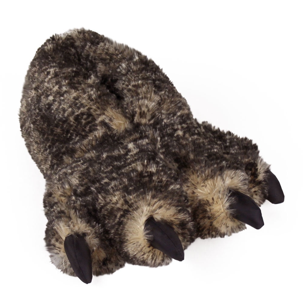 Timber Wolf Paw Slippers - Walmart.com