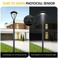 150W Led Post Top Light with Photocell Sensor Circular Area Lights ...