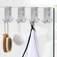 MOKIUER Double Hooks for Glass Shower Door, Towel Hooks Over The ...