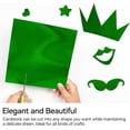 30 Sheets Metallic Green Cardstock Paper - A4 Size (250gsm), Mirror ...
