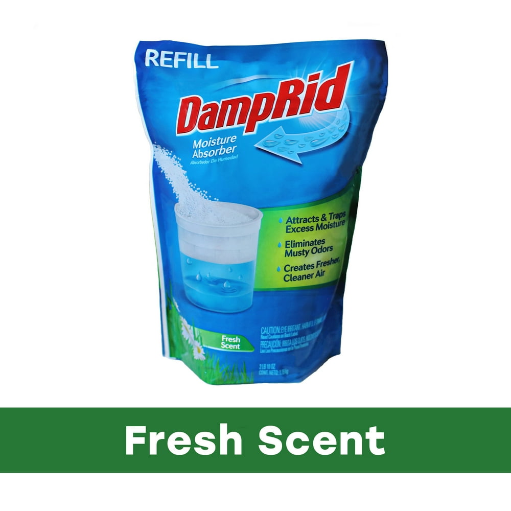 DampRid - Fresh Scent Moisture Absorber - 42 oz. Refill Bag for Fresher ...