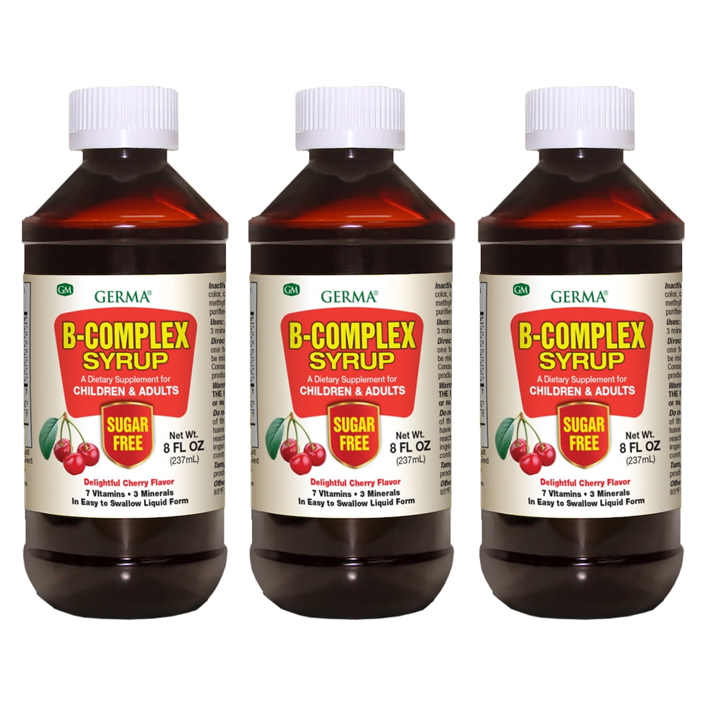 Germa B-Complex Syrup. Dietary Supplement. Bone Health, Growth and ...