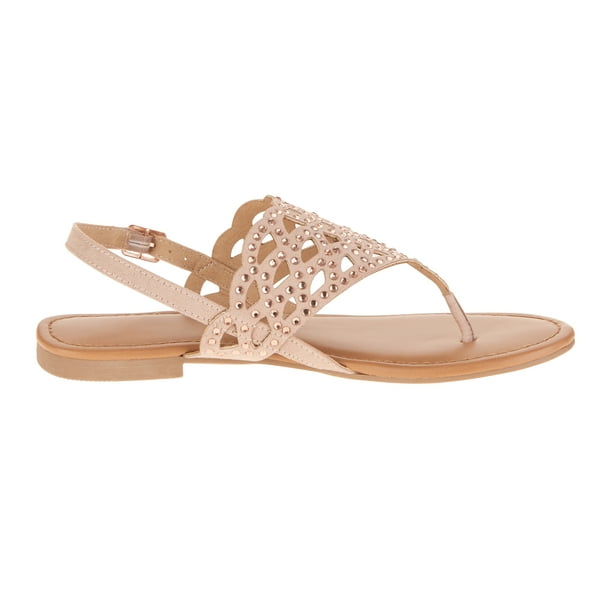 Time and Tru - Time and Tru Women's Hooded Jewel Sandal - Walmart.com ...