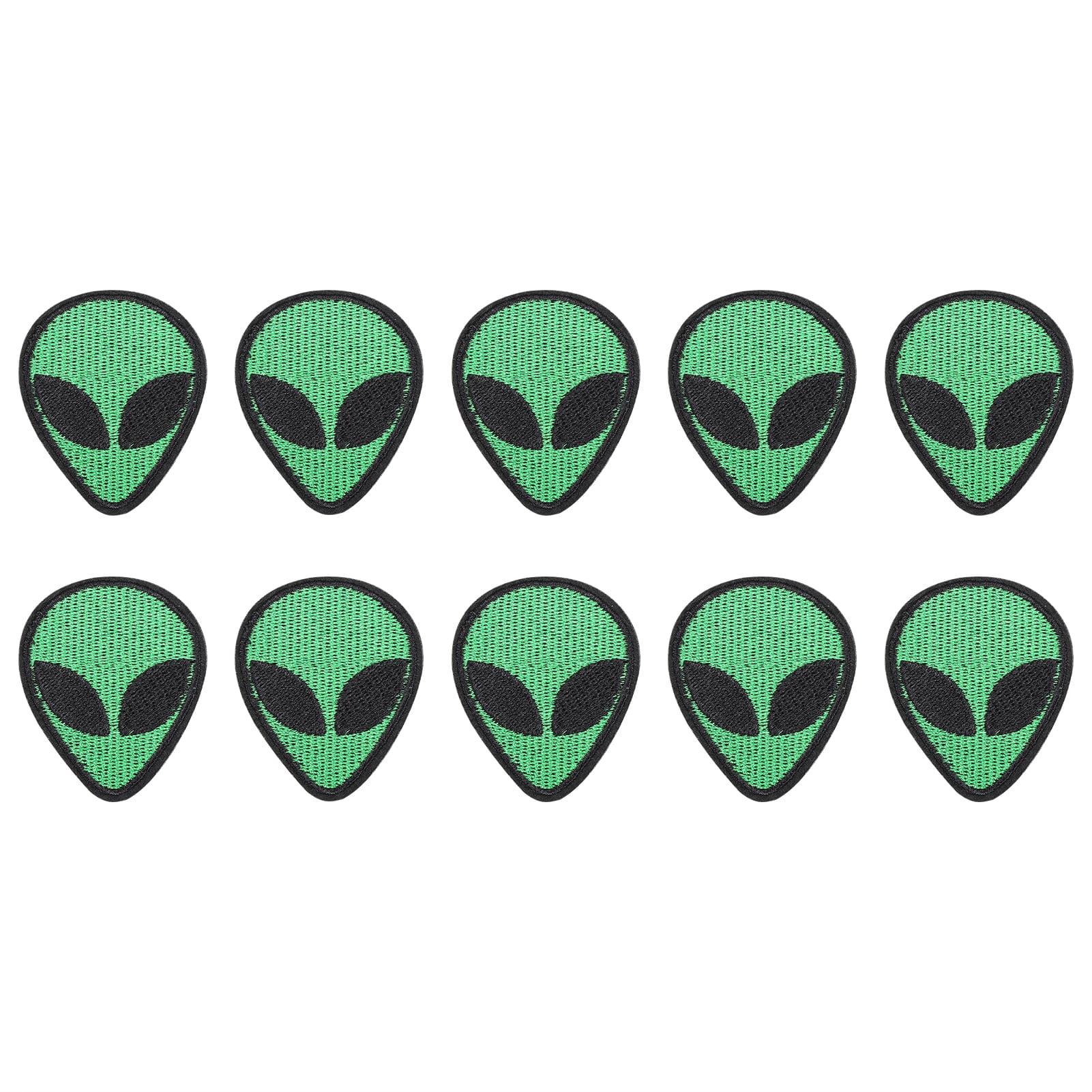 Click here for Voborca 10pcs Embroidered Patch Alien Head Shape D... prices