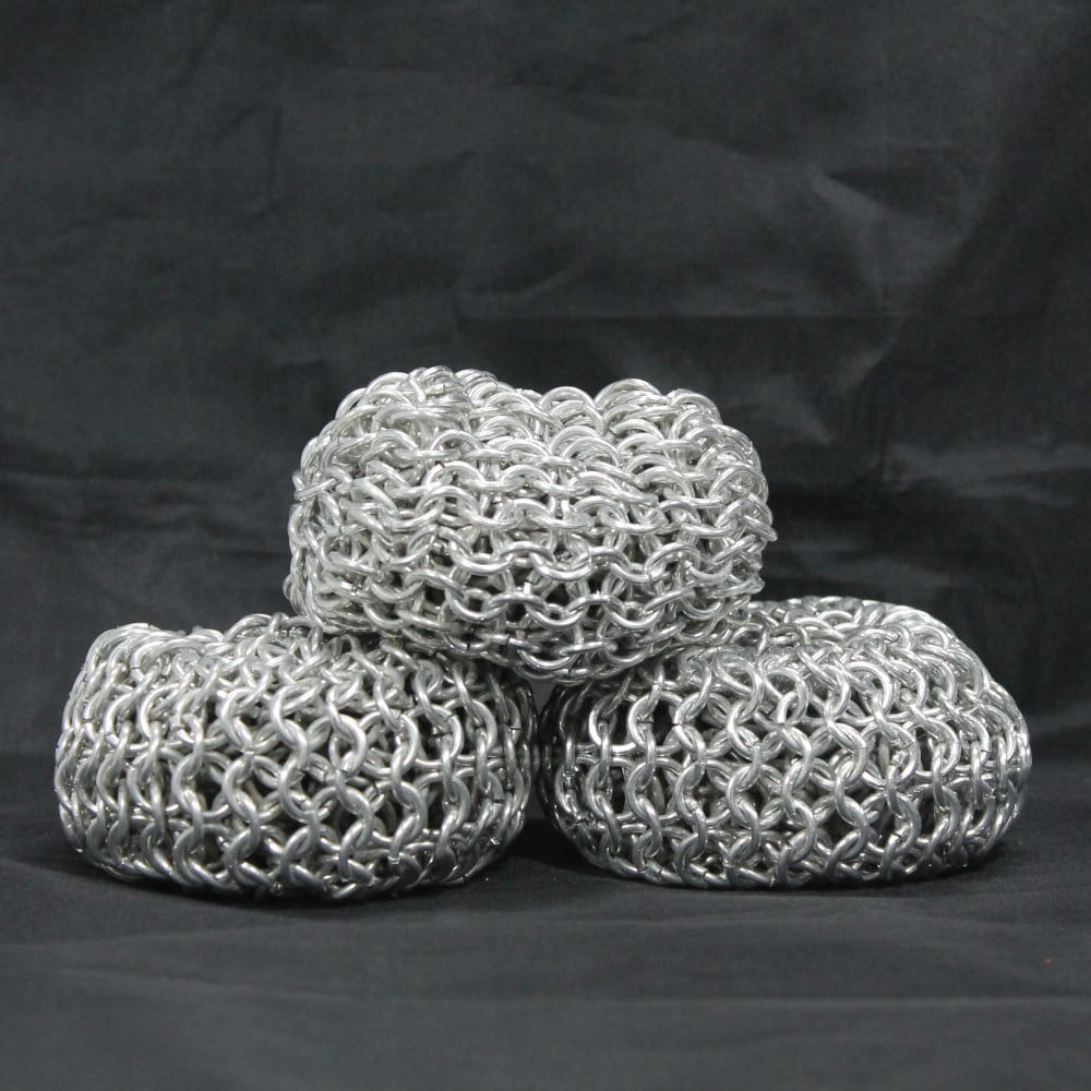 Zeekio Chainmail Juggling Ball Set (3)- All Metal - Hand Made - 3 Ball ...