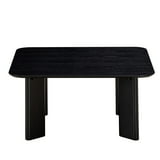 Omax Decor Joss Square Shape Modern Wood Coffee Table in Black Ash ...