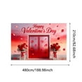 Flags Banners and Accessories Happy Valentines Day Garage Door Cover ...