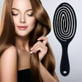 Organic Hair Brush No Tugging Detangling Brush Unique Detangler Curls ...